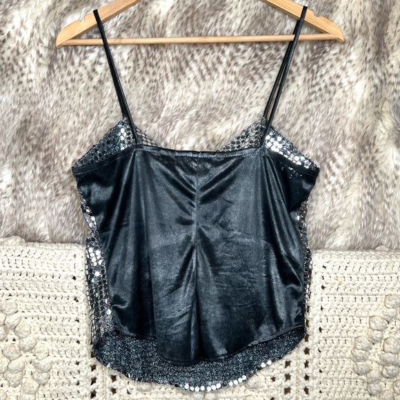 Vintage | Tops | Vintage Marnie West Sequin Disco Top | Poshmark